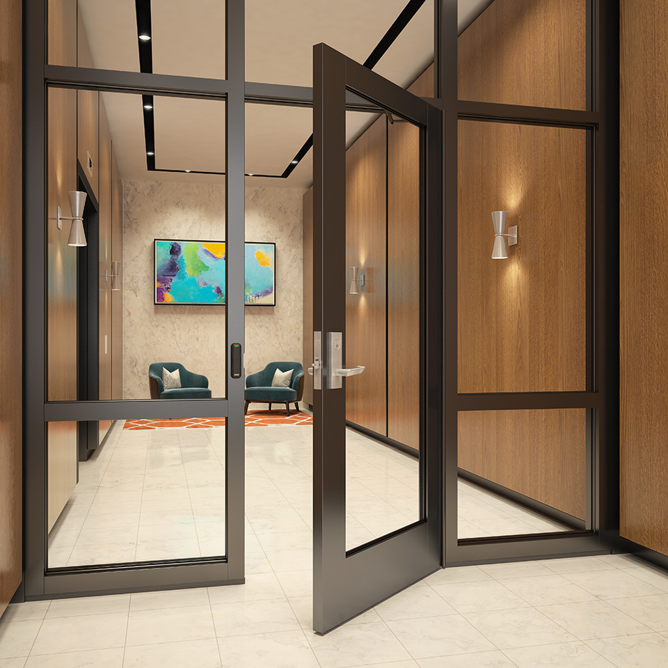 Schlage MT11 Multi-Tech Mullion Card Reader Access Control NFC DESFire ...