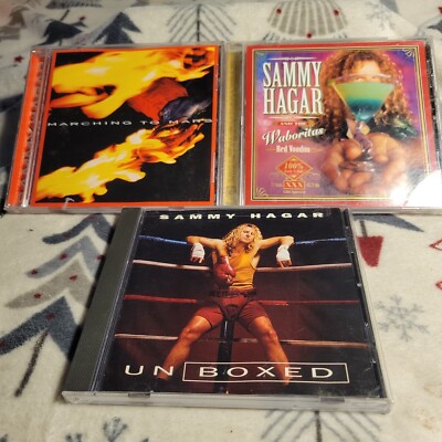 3 Lot Sammy Hagar CD's – Marching To Mars,unboxed,Waboritas red Voodoo ...