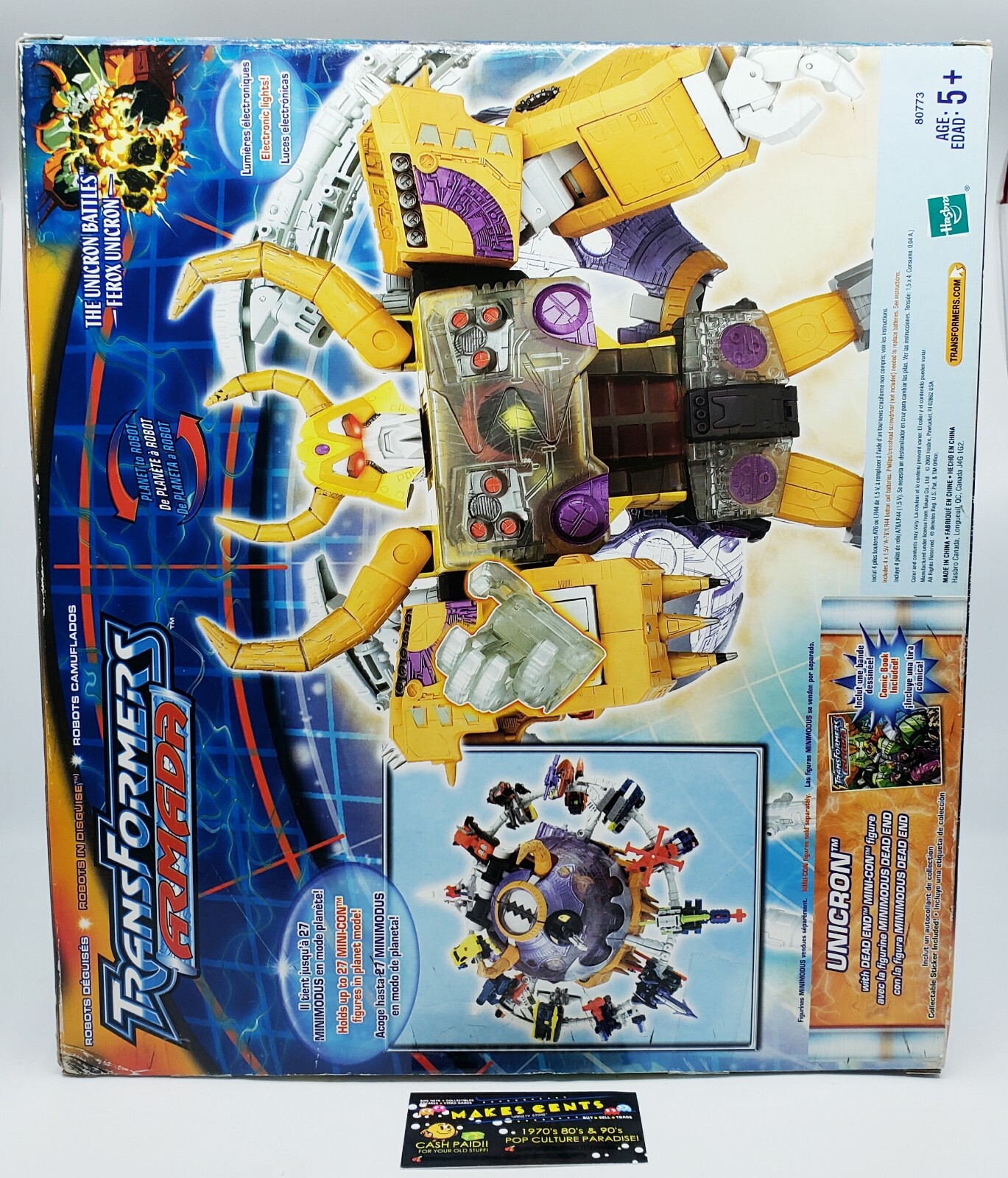 Hasbro Unicron W/ Dead End Mini Con Transformers Armada Action Figure ...