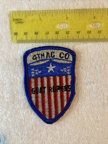4th AG CO Goat Ropers Military Patch Used | eBay