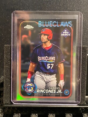 Gabriel Rincones Jr. 2024 Topps Pro Debut Chrome Refractor - Blueclaws ...