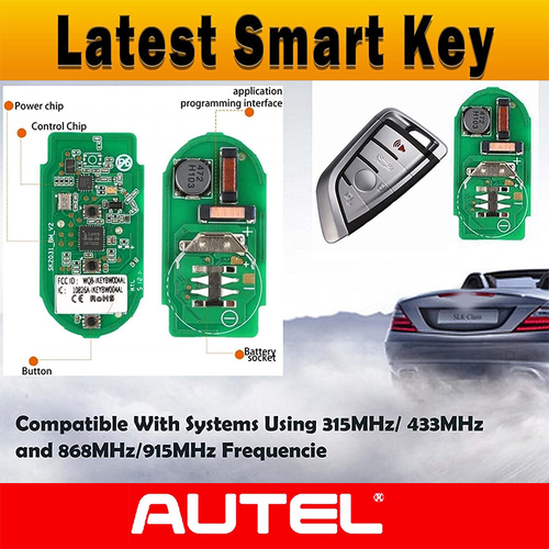 AUTEL MAXIIM Ikey Standard Premium Remote Smart Key control Key Tool ...