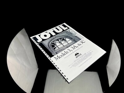 Jotul Model 3, 3A, 3C Wood Stove Owners Manual Maintenance Instructions ...