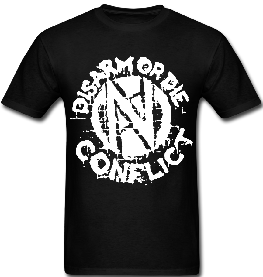 CONFLICT T shirt band Hardcore Punk Rock Ska Anarcho Disarm or die | eBay