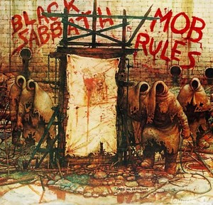 BLACK SABBATH Mob Rules BANNER HUGE 4X4 Ft Fabric Poster Tapestry Flag ...