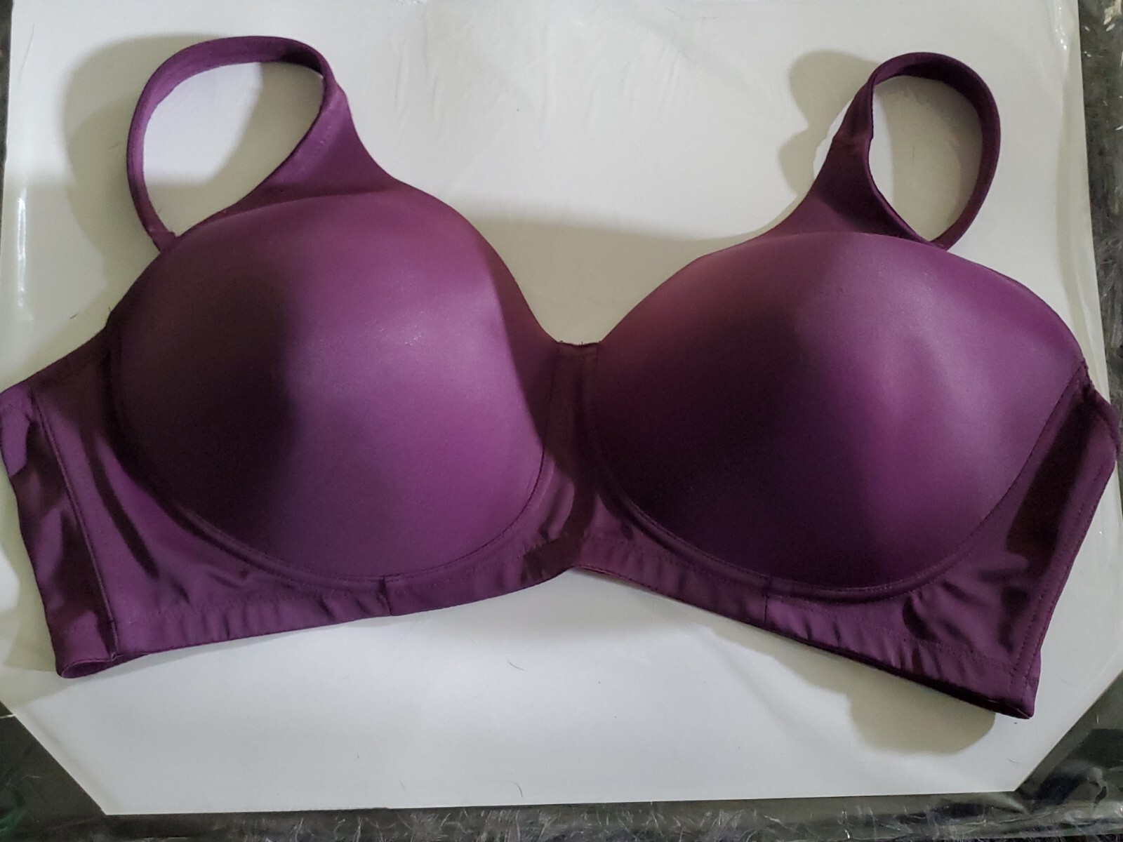 Leading Lady Burgundy Size 48DD Bra Full Coverage Nyl… - Gem