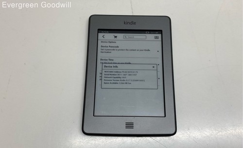 Amazon Kindle Touch Reading Tablet | 6" 4 GB | D01200 | eBay