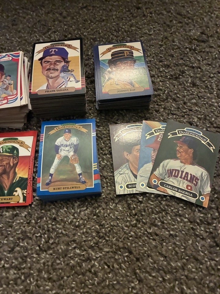 Huge Donruss Baseball Diamond King Lot 600+ 1982-93 Nm/mt | eBay