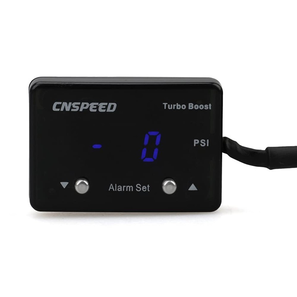 Turbo Boost Meter Gauge LED Blue Display Vacuum Digital Meter Auto ...