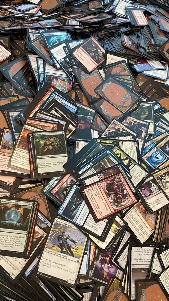 COLLECT BULK JOB LOT 1000 UNSORTED MTG CARDS MAGIC THE GATHERING C, U/C ...