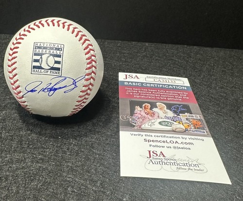 Texas Rangers-Ivan “Pudge” Rodriguez 2017 HOF- Autograph-JSA Certified ...
