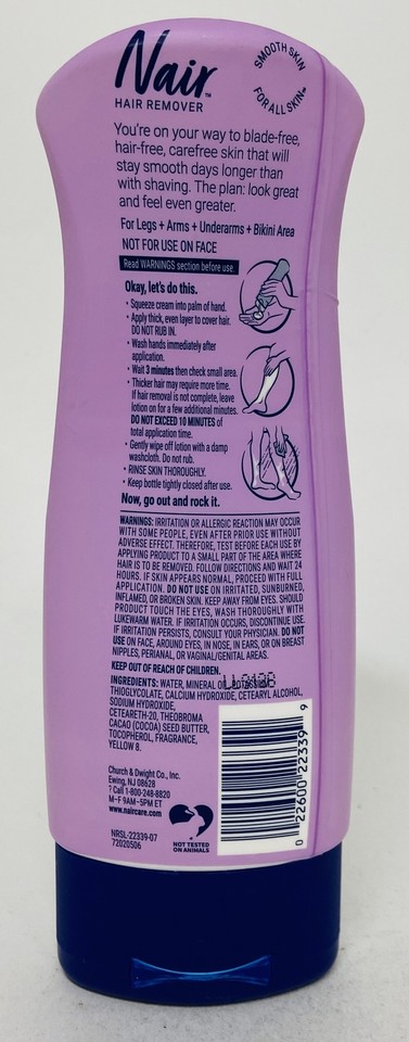 Nair - Body Cream Hair Remover 9 oz 22600223399 | eBay