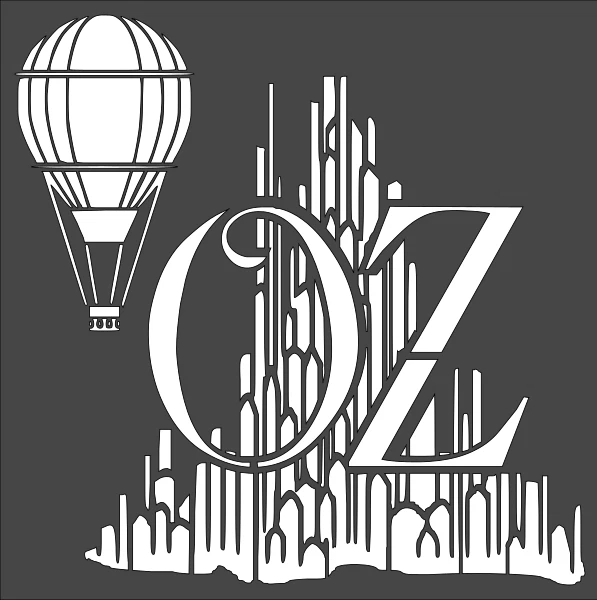 Wizard Of Oz Stencil