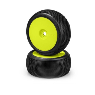 JConcepts Reflex 4.0" Mounted 1/8th Truggy Tires (Yellow) (Green) (2 ...