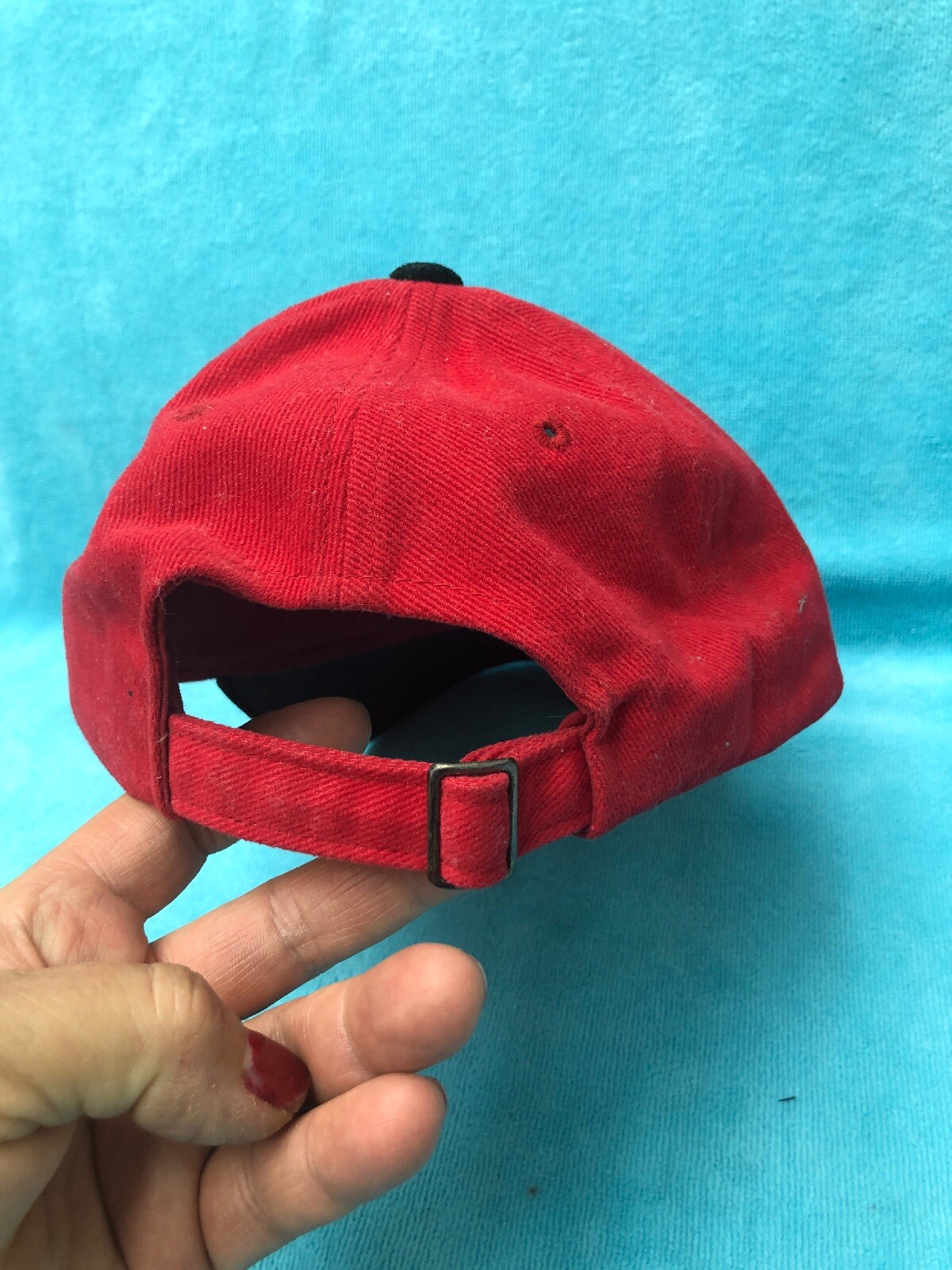 Vtg Indianapolis INDY Motor Speedway Cap Baseball Hat -Red/Black Suede ...