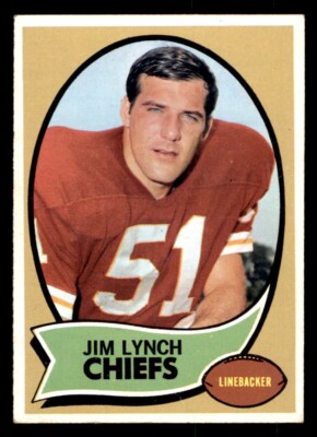1970 Topps Football #51 Jim Lynch VG/EX | eBay