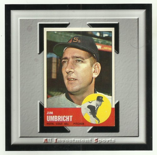 1963 Topps JIM UMBRICHT #99 NM-MT **gorgeous baseball card** TD89 | eBay