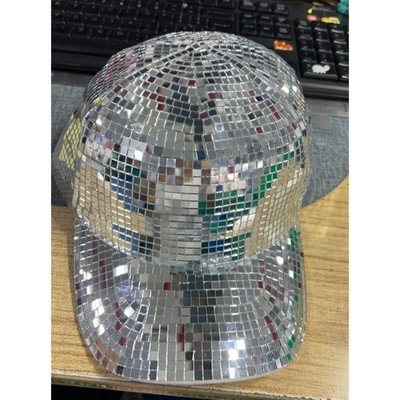 Mirror Hat Disco Balls Party Dance Hat Glitter Dj-Hat for Night Club ...