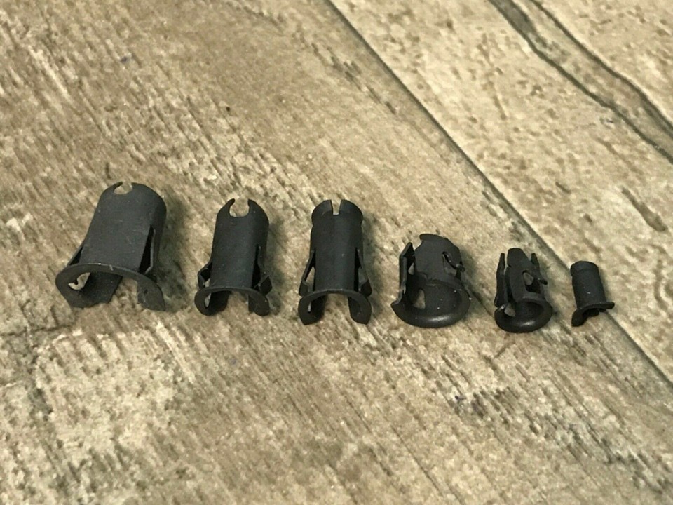 barrel clip assortment auto body tubular retainer emblem nuts fits ...