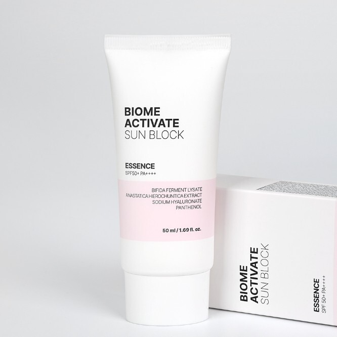 BIOME ACTIVATE Sunblock Essence SPF50+ PA++++ 50ml VEGAN Sunscreen K ...