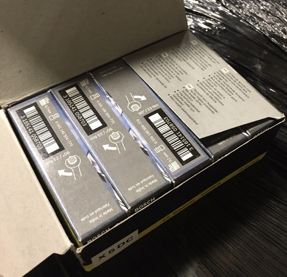 TEN (10) Bosch X5DC SUPER Cu-Electrode Spark Plugs for BMW M3, M5, M6 ...