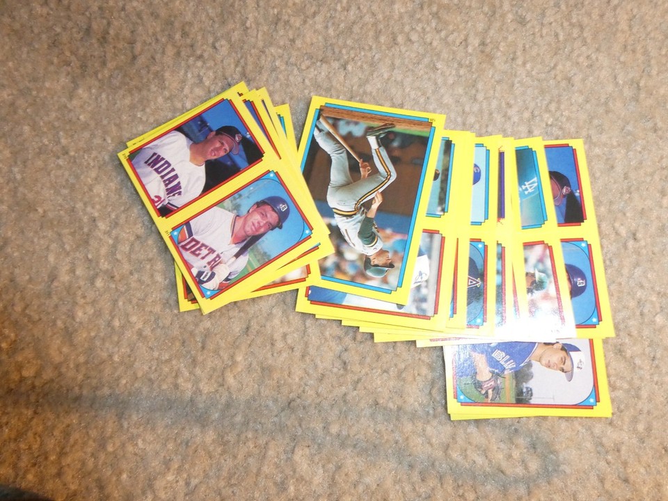 Lot of 20 1988 Topps Rickey Henderson Super Star Card Back Stickers #51 ...