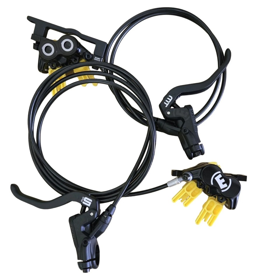 Magura MT5 4-Piston Hydraulic Post Mount Disc Brake Pair Front/Rear ...