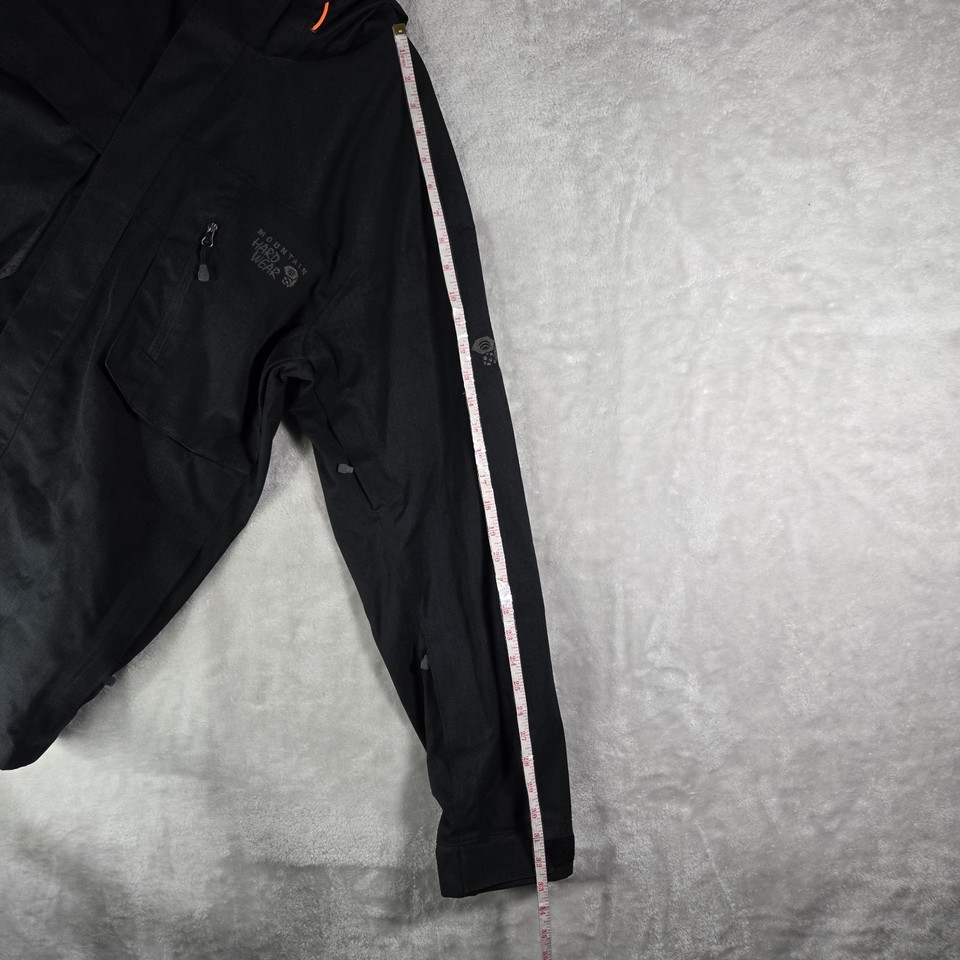 Mountain Hardwear Dry Q Full Zip Size M Rain Jacket Hooded Men's Ski ...
