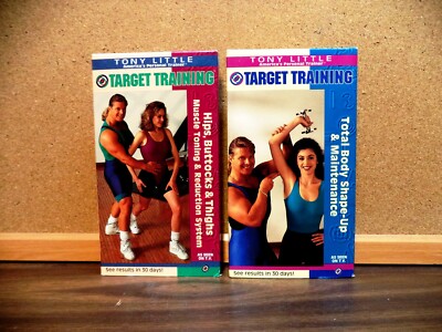 Tony Little Target Training (VHS) 2 Videos, Hips, Buttock & Thighs ...