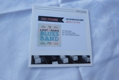 CD - PAUL PERSONNE- LOST IN PARIS BLUES BAND - CD PROMO 3 TITRES | eBay