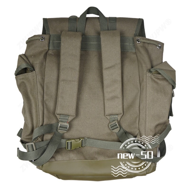German Mountain Backpack Canvas Bag Outdoor Large Capacity Green 35L ...
