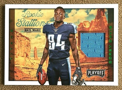 Corey Davis 2017 Panini Playoff Rookie Stallions Jersey Hail Mary #RS ...