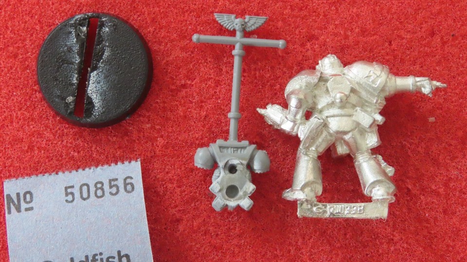 Warhammer 40k Space Marines Veteran Sergeant Scanner Metal Ultramarines ...