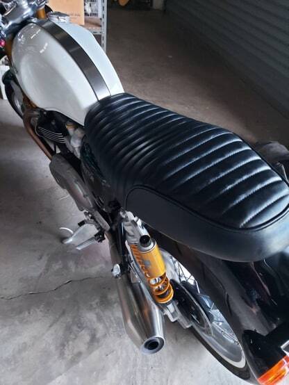 TRIUMPH Thruxton (R) SEAT(Real Leather) for THRUXTON 1200 RS (2017 to ...