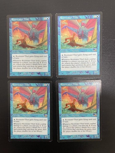 MTG 4X NEMESIS ROOTWATER THIEF ENGLISH MAGIC THE GATHERING BLUE ...