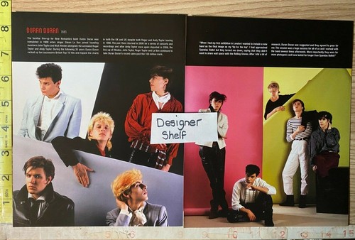 Duran Duran 2 pg. Vintage Book Photo Photograph Colorblock Set | eBay