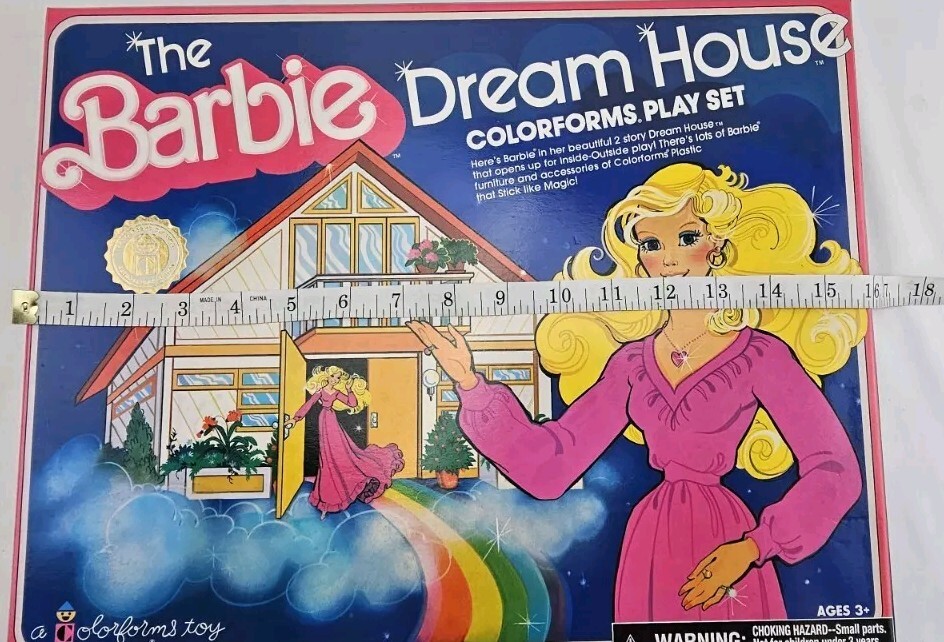 Vintage 1979 Barbie Dream House Colorforms Play Set by Mattel ...