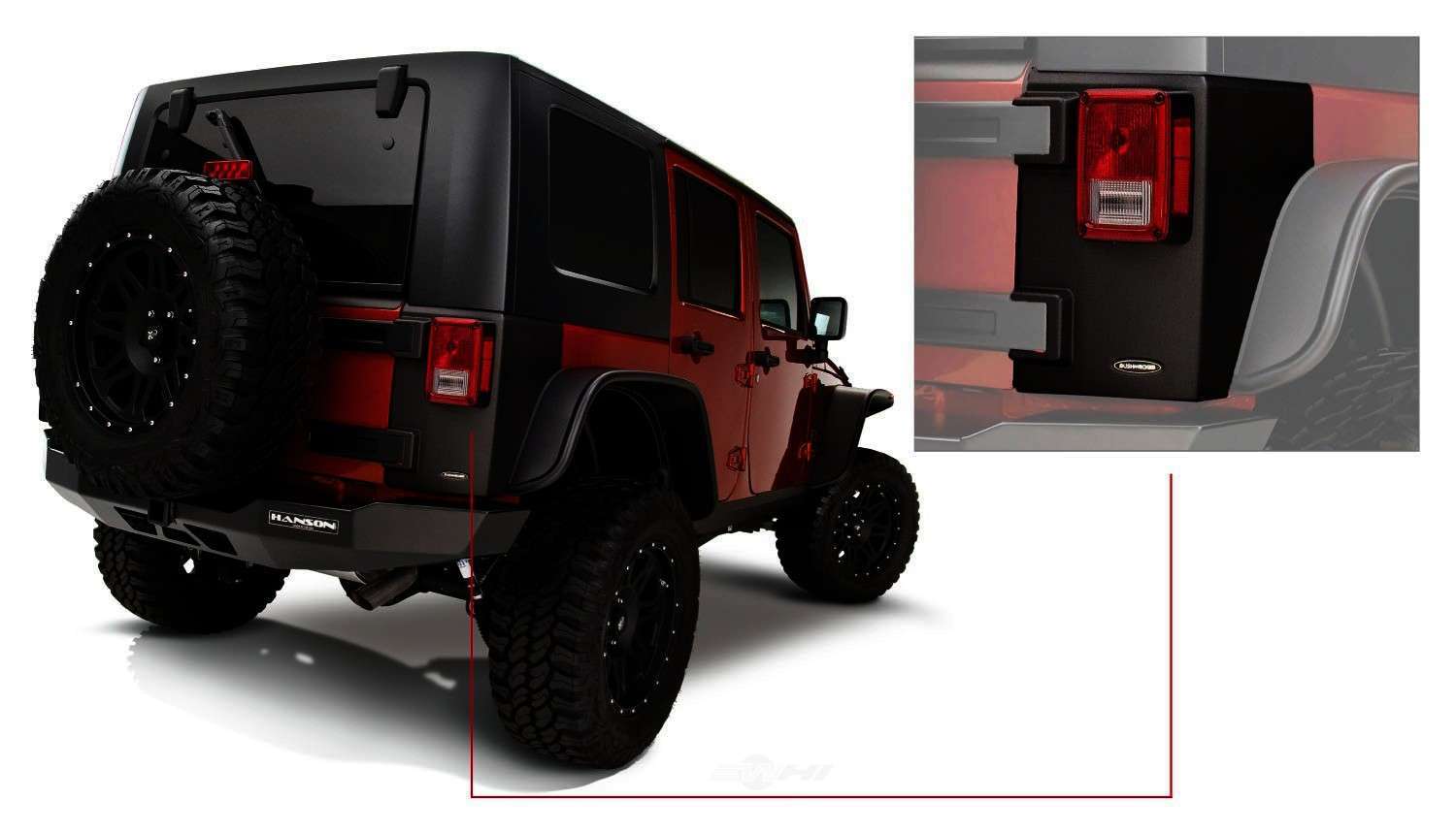 BUSHWACKER 14010 Fenders - Fender Corner Guard for sale online | eBay