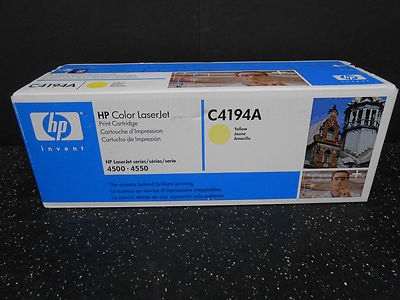 HP COLOR LASERJET PRINT CARTRIDGE C4194A YELLOW FOR HP 4500-4550 | eBay
