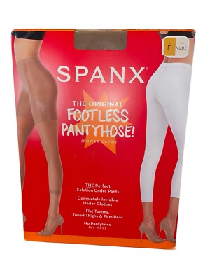 SPANX Women’s Original Footless Pantyhose Power Capri Size F Nude ...