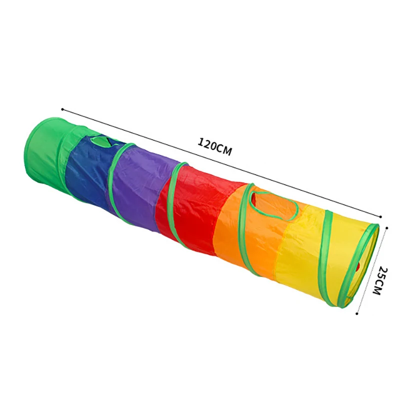 Cat Tunnel Tube Foldable Cat Toys Kitty Training Interactive Fun Toy ...