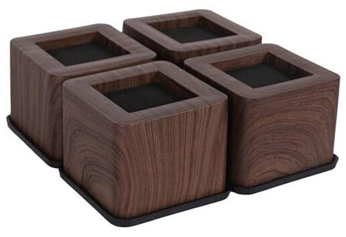 Wood Bed Risers Heavy Duty Furniture Risers Lift Block-3 Inch, Lifts Up ...