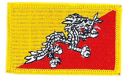 FLAG PATCH PATCHES BHUTAN IRON ON COUNTRY EMBROIDERED WORLD FLAGS APPLIQUE | eBay