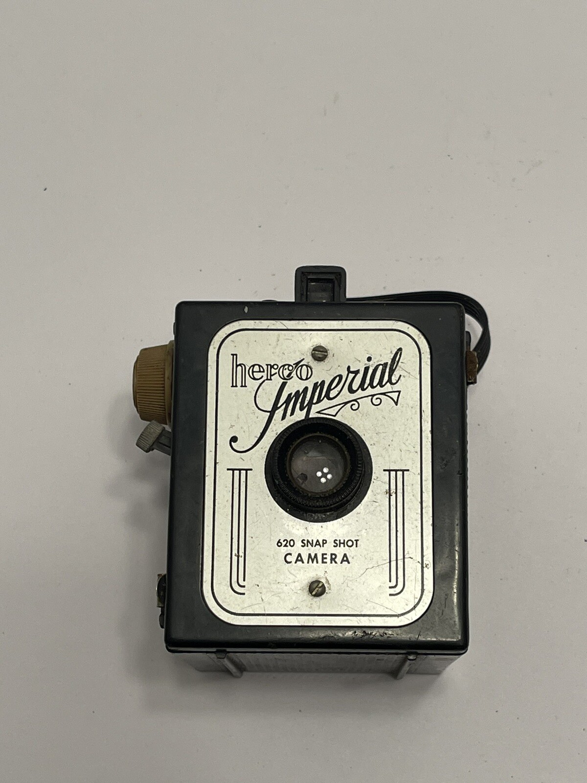 Vintage Herco Imperial 620 Snap Shot Box Camera w/ Strap Photography ...