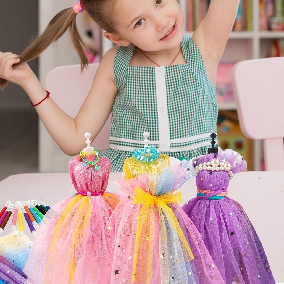 Creative Design For Fashion Girls' Clothing DIY Doll Handmade Materi a ...