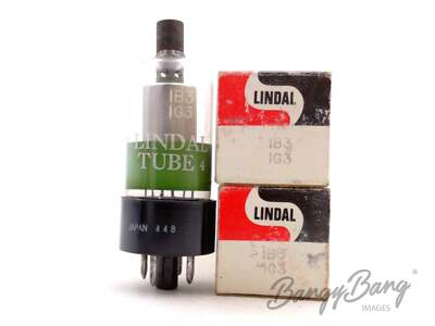2 Vintage Lindal 1B3/1G3 High Voltage Rectifier Television Audio Vacuum ...