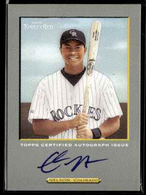 2005 Topps Turkey Red Autograph Chris Nelson Colorado Rockies | eBay