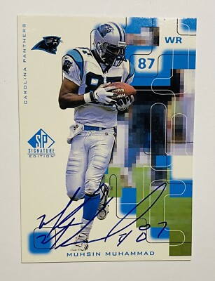1999 SP Signature Edition Signatures Muhsin Muhammad #MM Autograph ...