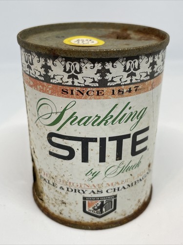 G. Heileman Gluek Stite 8 Ounce Malt Liquor Flat Top Beer Can Wisconsin ...