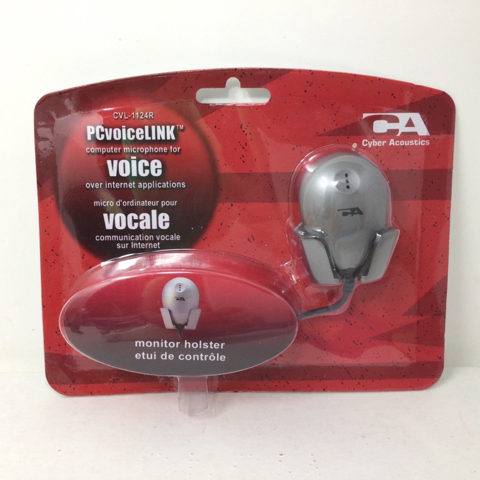 Cyber Acoustics CVL-1124 Lapel Cable Consumer Microphone for sale ...